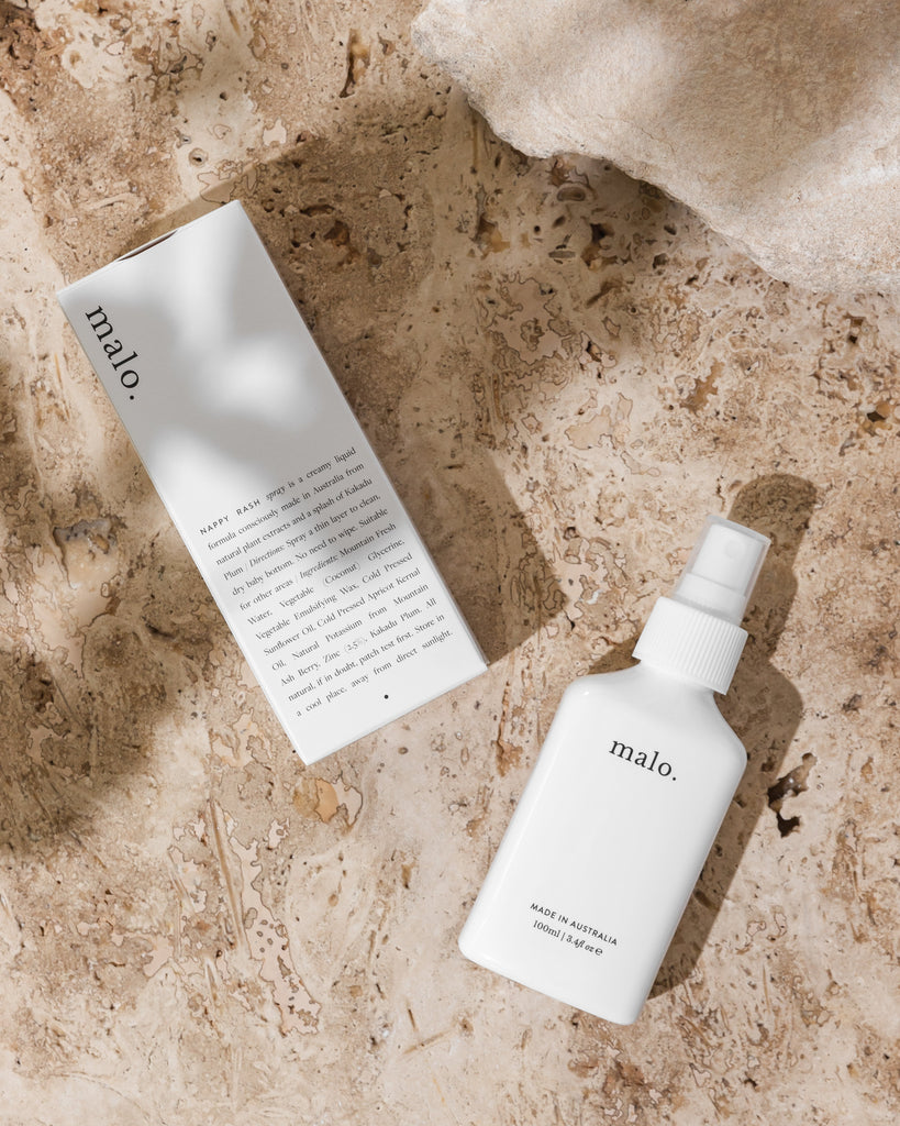 Malo. Nappy Rash Spray – Little Reef and Friends